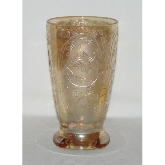 Jeannette | Dining | Jeannette Glass Floragold Louisa Marigold ...